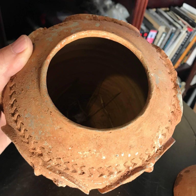 Ancient Chinese Buddhist "Lotus" Offering Jar 900 AD at 1stDibs