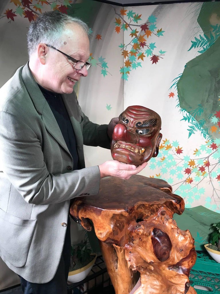 Powerful Japanese Old Forest God Mask Tengu Dramatic Nose at 1stDibs ...