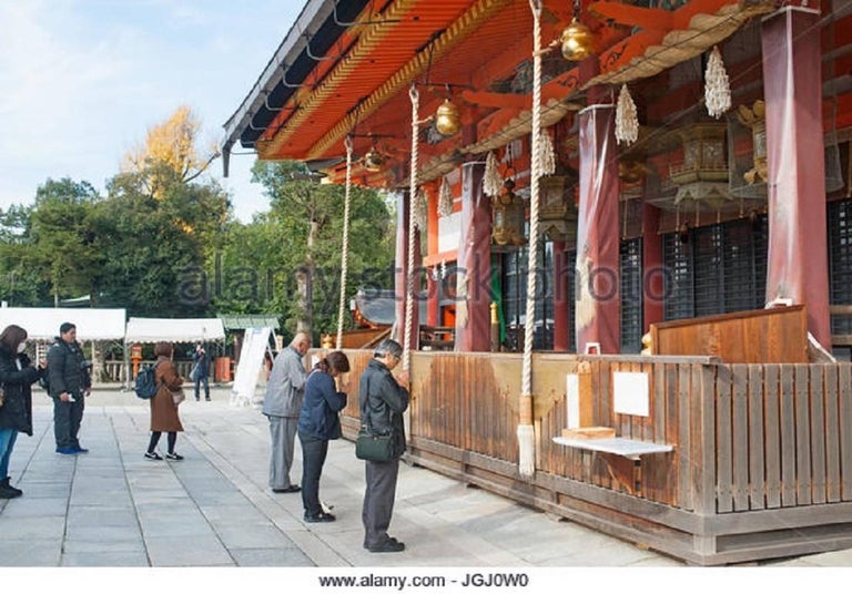 Japanese Old Hand Cast Shinto Suzu Temple Bell with Original Rope ...