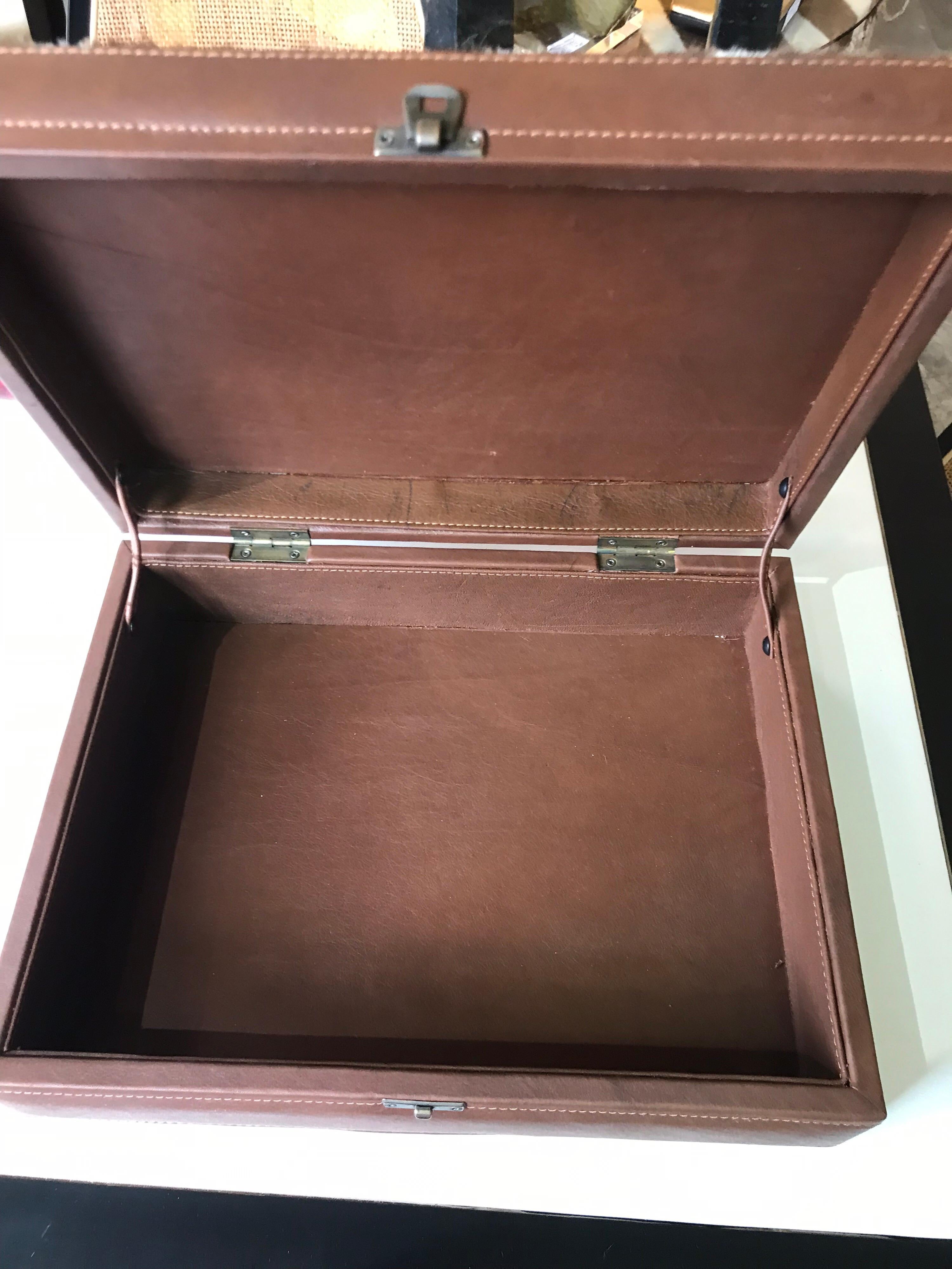 Zebra Hide Box at 1stDibs