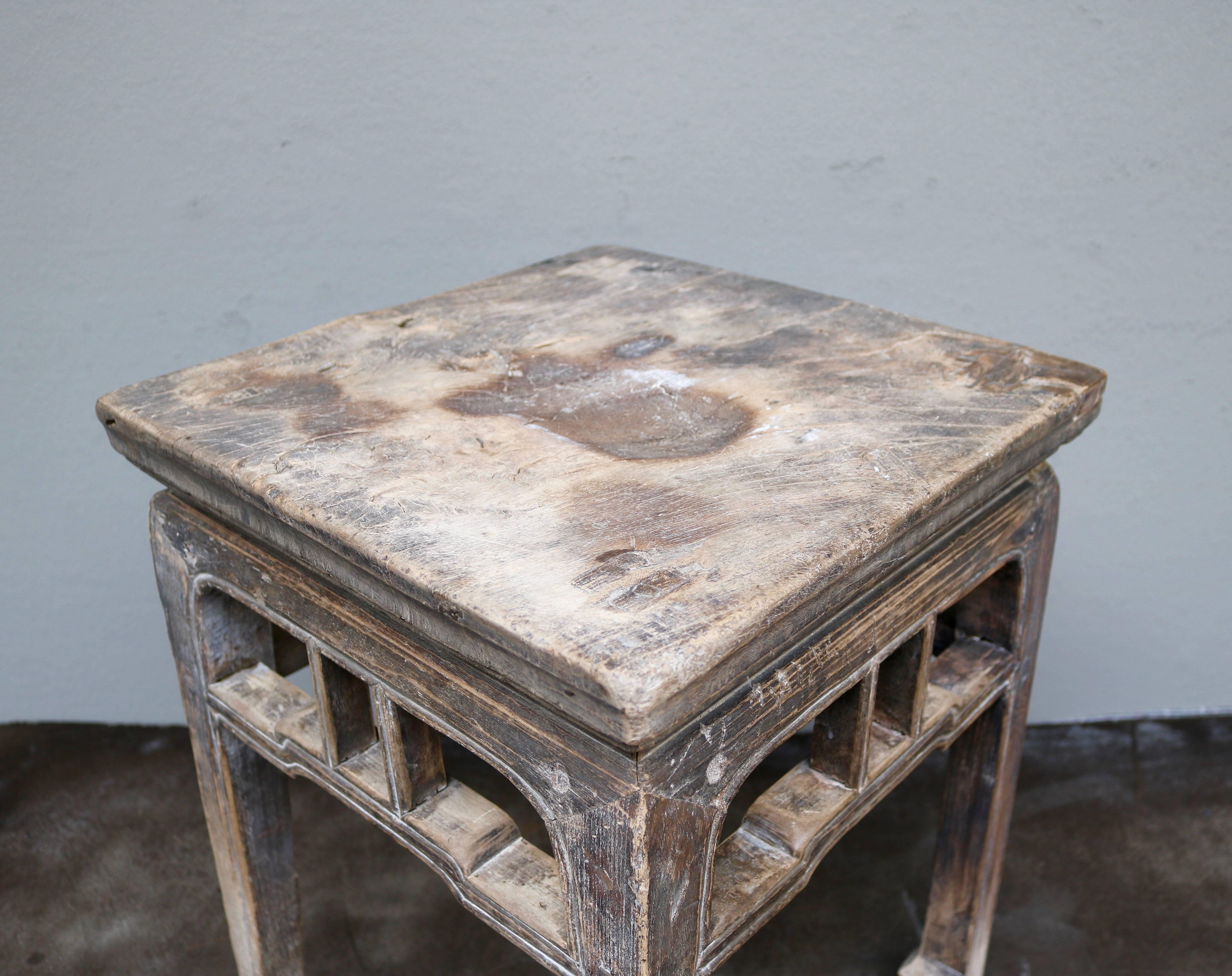 Ancient Chinese Wooden Stool from the Shanxi Province For Sale at ...