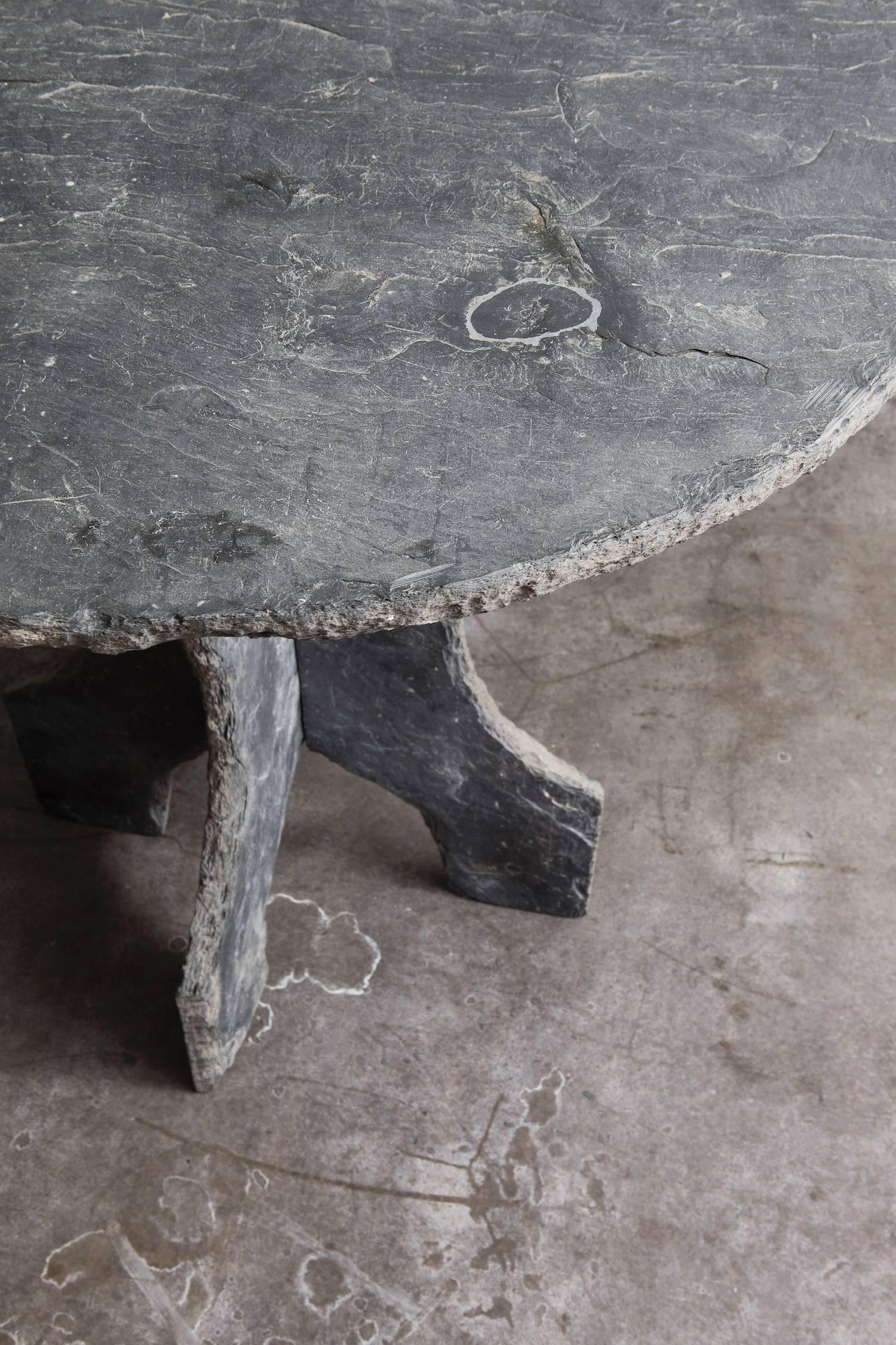 French Slate Table from the 1950s at 1stDibs