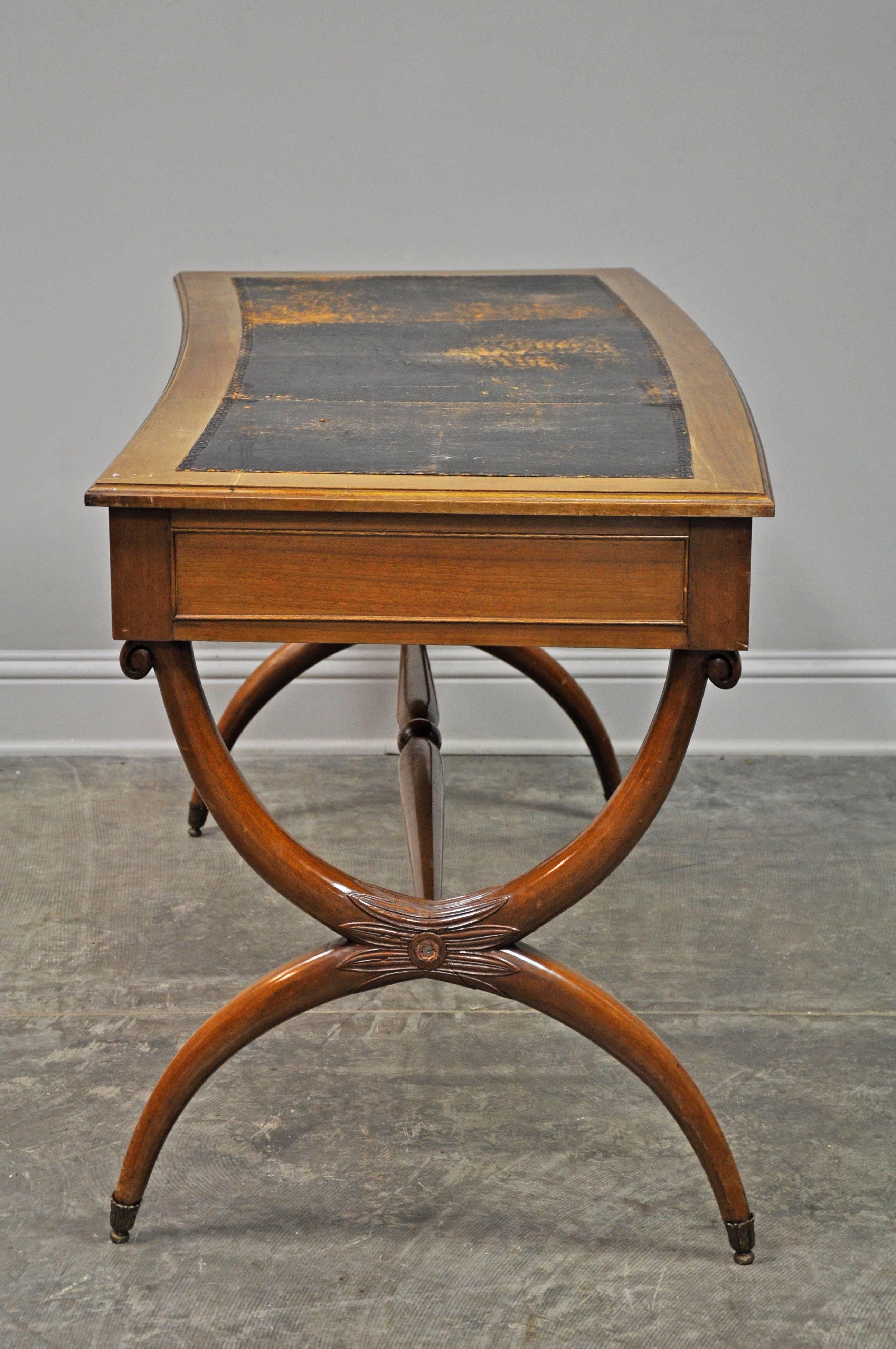 French Directoire Desk in Walnut at 1stDibs