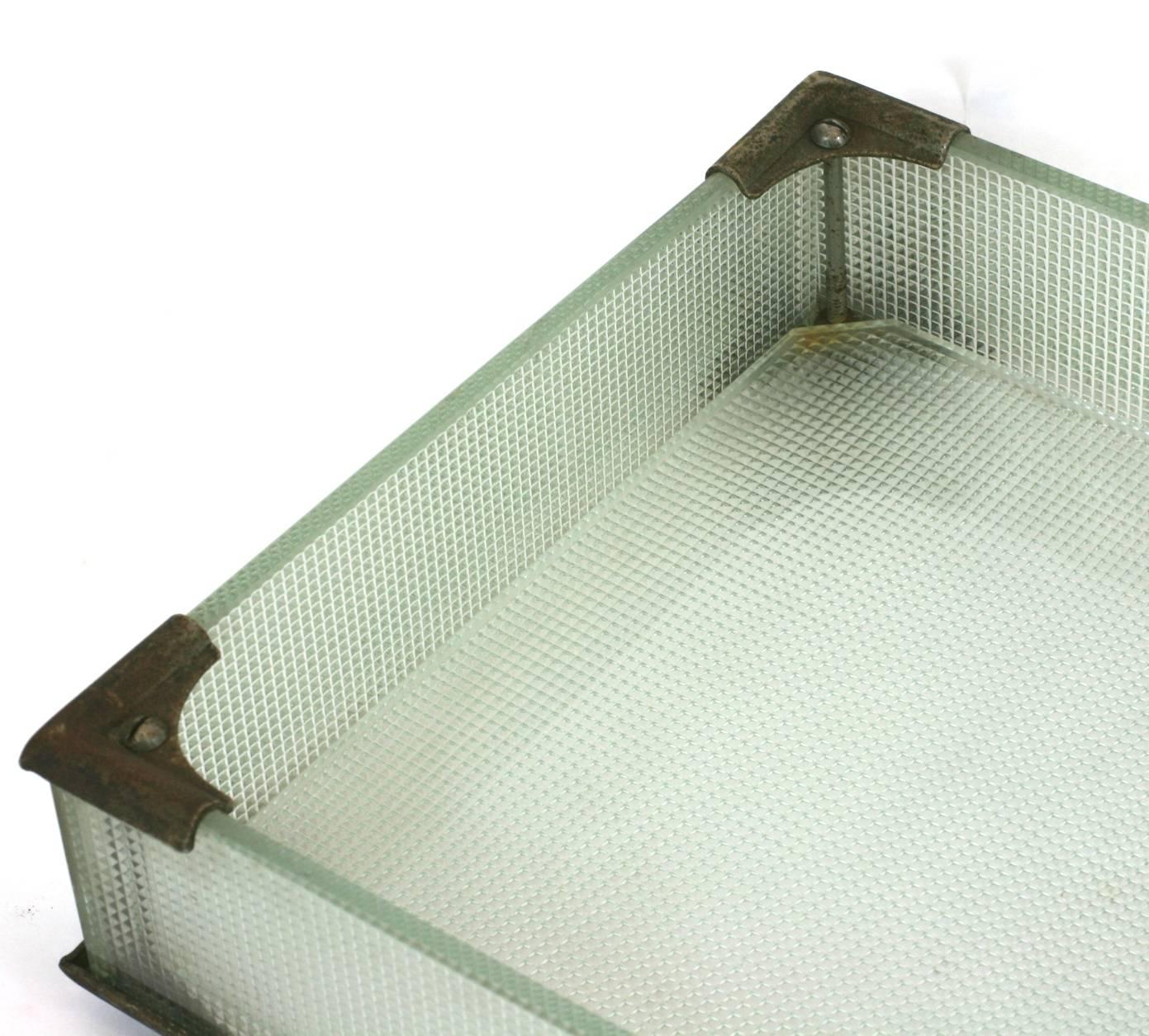 Art Deco Glass Letter Holders at 1stDibs