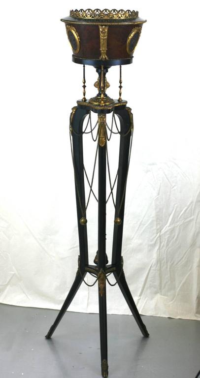 Napoleon III Decorated Fern Stand For Sale at 1stDibs