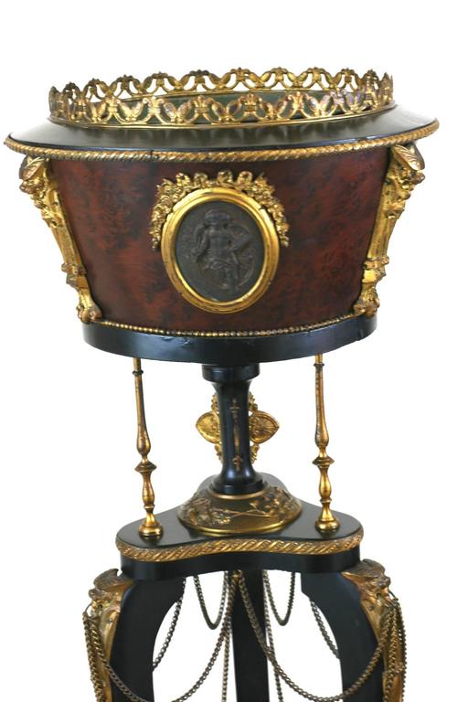 Napoleon III Decorated Fern Stand For Sale at 1stDibs