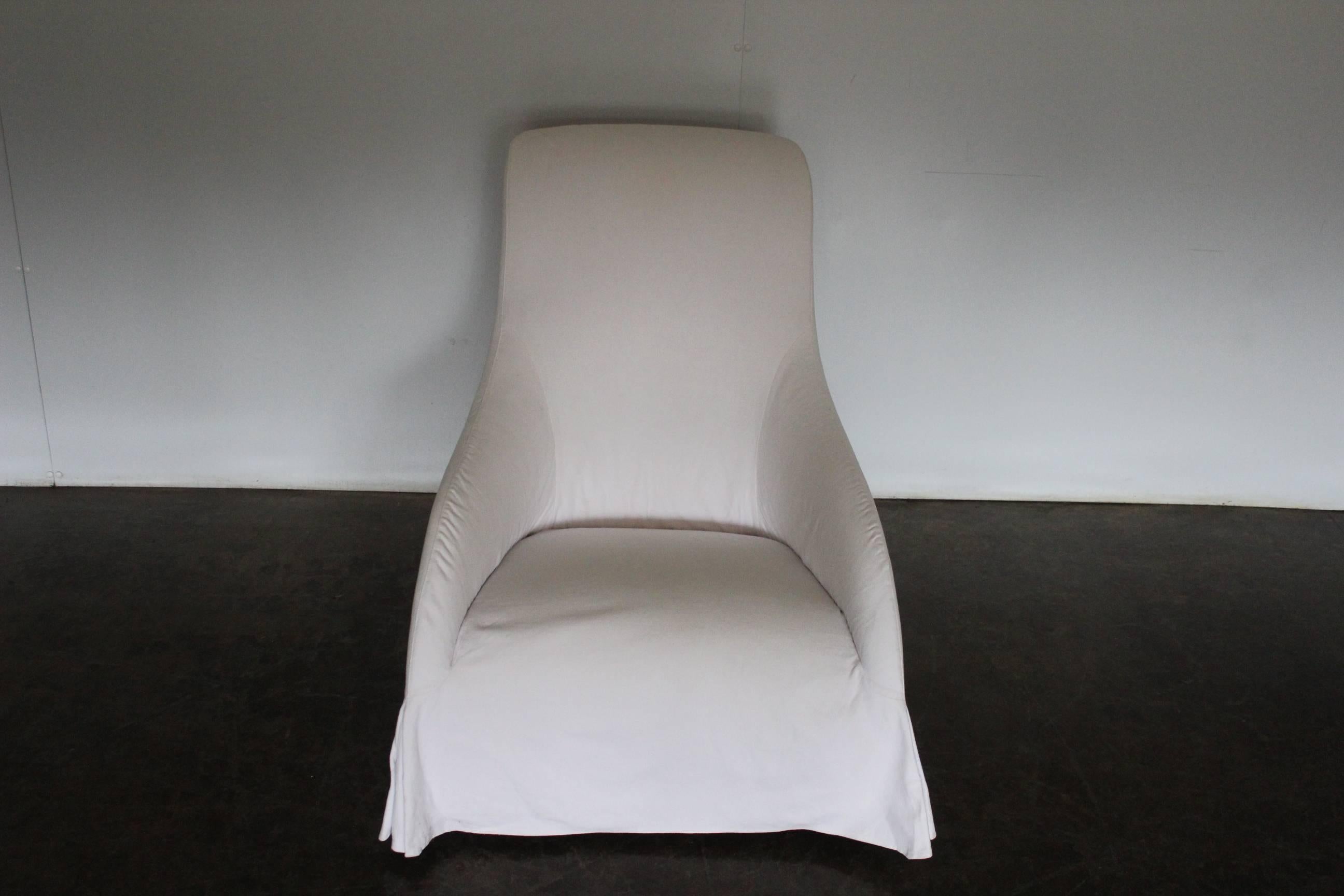 B&B Italia Maxalto “Kalos 9750g” Revolving Armchair in “Asolo 100 ...