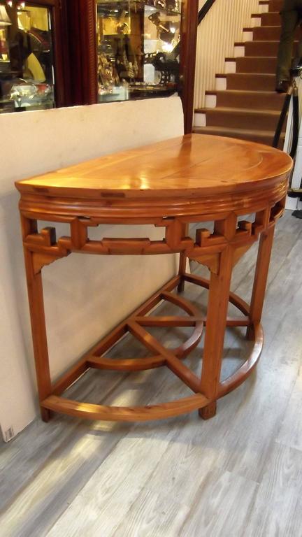 Asian Style Demilune Console Table For Sale at 1stDibs | asian style ...