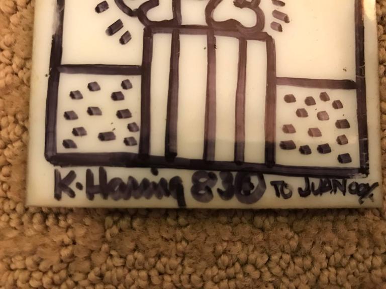 Keith Haring Subway Tile Art For Sale at 1stDibs | keith haring tiles ...