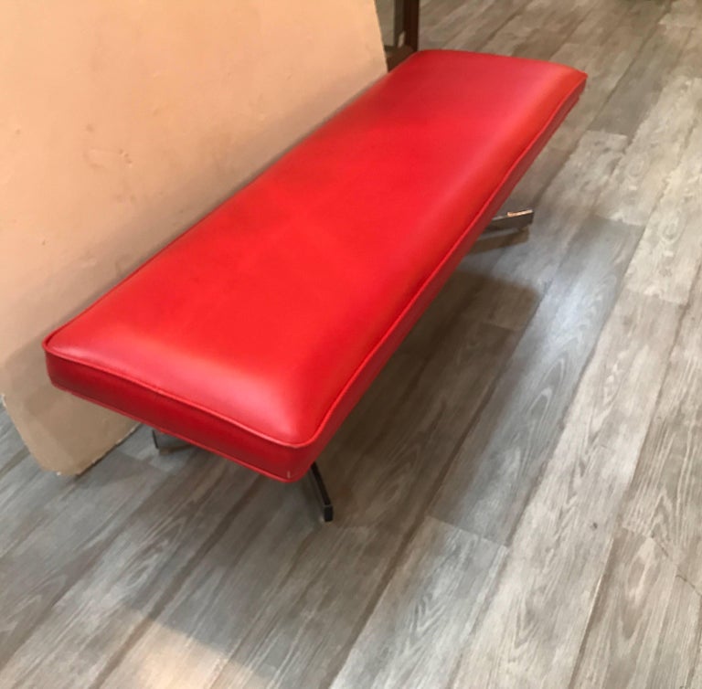 Mid-Century Modern Bankers Bench at 1stDibs