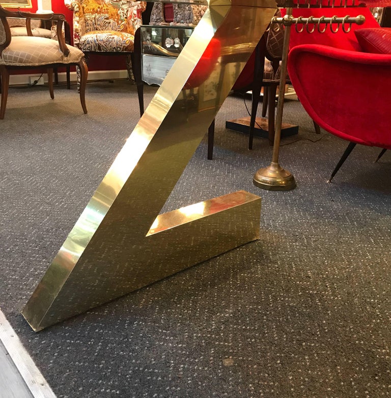 Chic Midcentury Modern Z Desk For Sale at 1stDibs