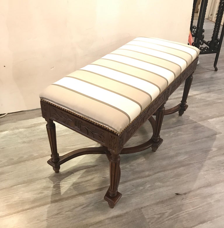 Antique Carve Walnut Piano Bench For Sale at 1stDibs | antique piano bench