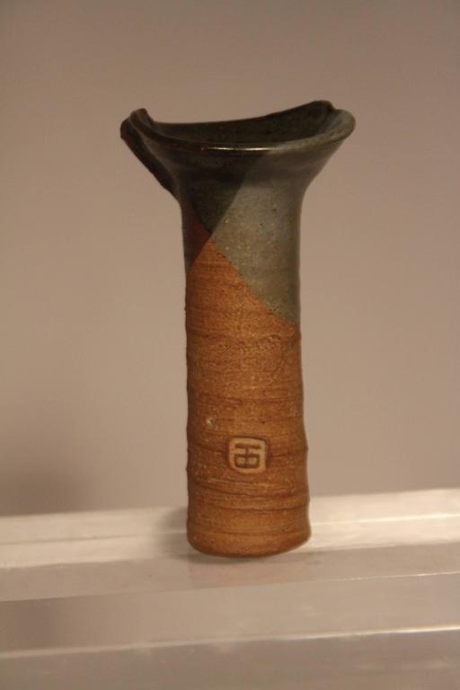 Set of Four Mid-Century Studio Pottery Stoneware Candlesticks by Byron ...