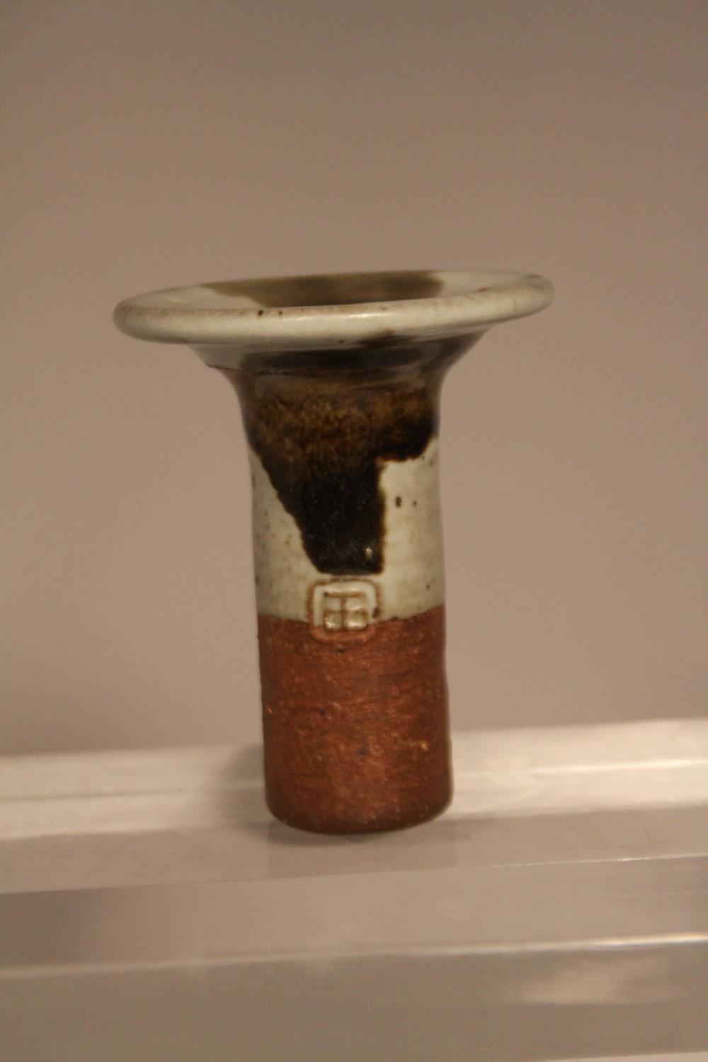 Set of Four Mid-Century Studio Pottery Stoneware Candlesticks by Byron ...