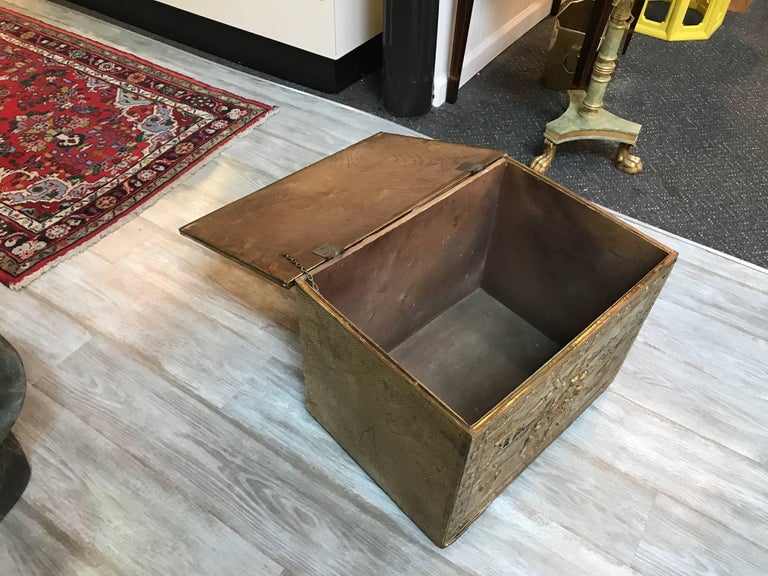 Antique Brass Tinder Box For Sale at 1stDibs | antique tinder box ...
