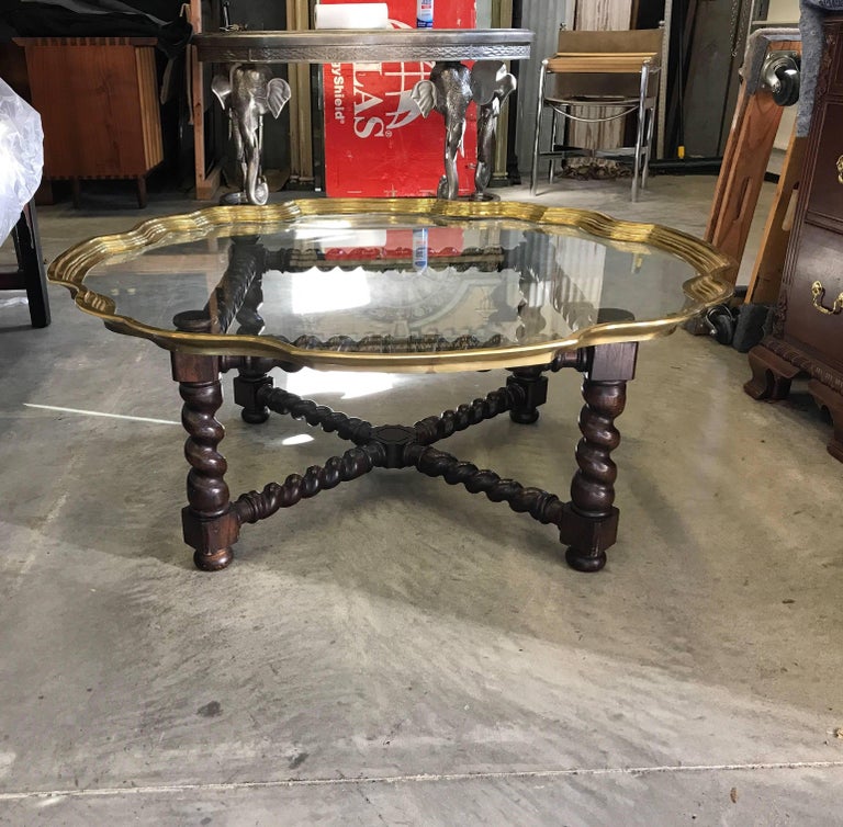 English Tudor Style Coffee Table For Sale at 1stDibs