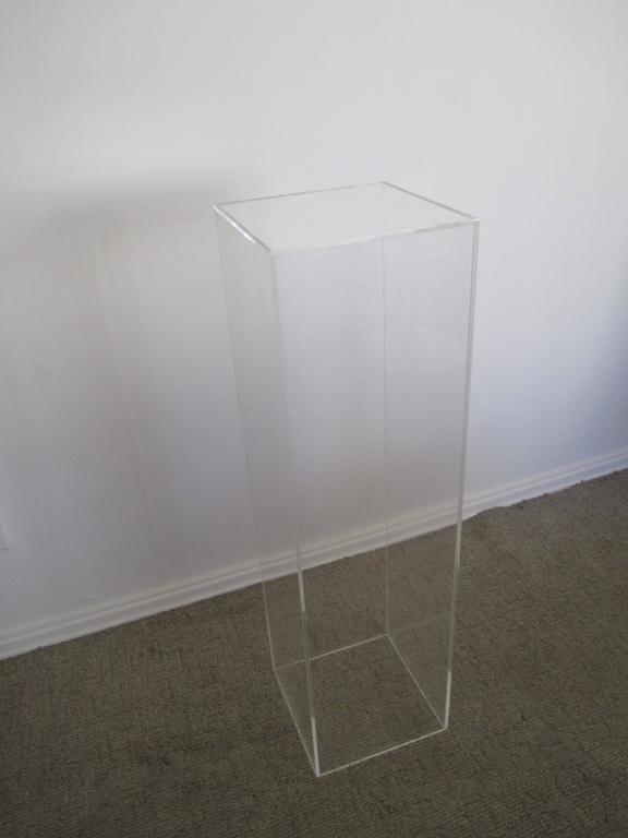 Acrylic Pedestal Stand at 1stDibs | acrylic pedestal set, acrylic ...