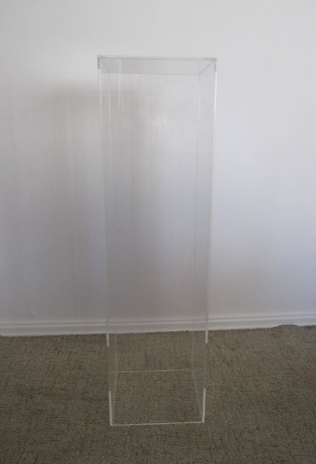 Acrylic Pedestal Stand at 1stdibs