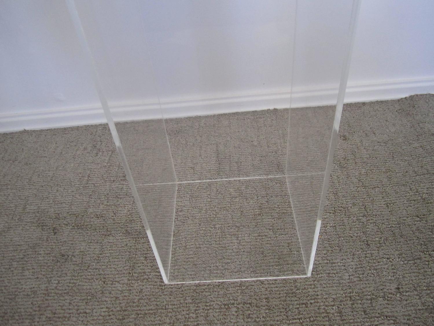 Acrylic Pedestal Stand at 1stdibs