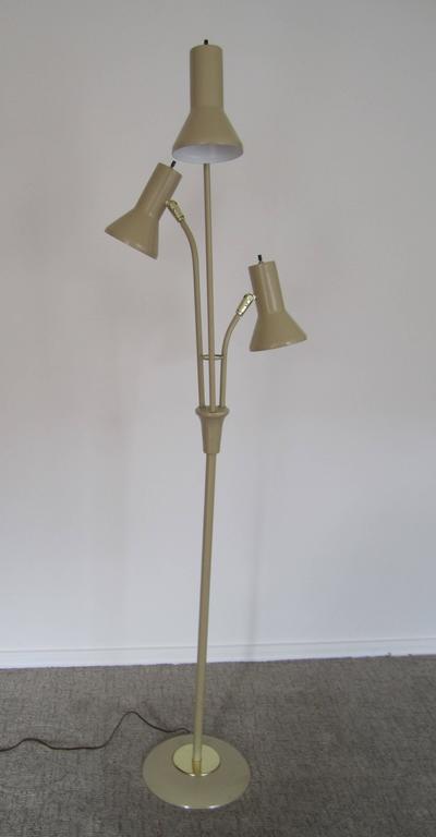 Mid-Century Modern Tri Light Adjustable Floor Lamp For Sale at 1stDibs ...