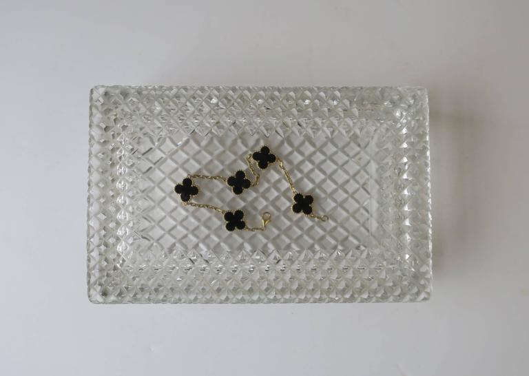 Crystal Jewelry Box with Diamond Quilted Design at 1stDibs