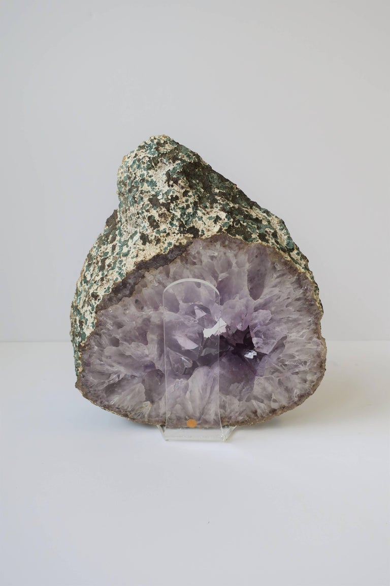 Large Natural Purple Amethyst Crystal Sculpture at 1stDibs
