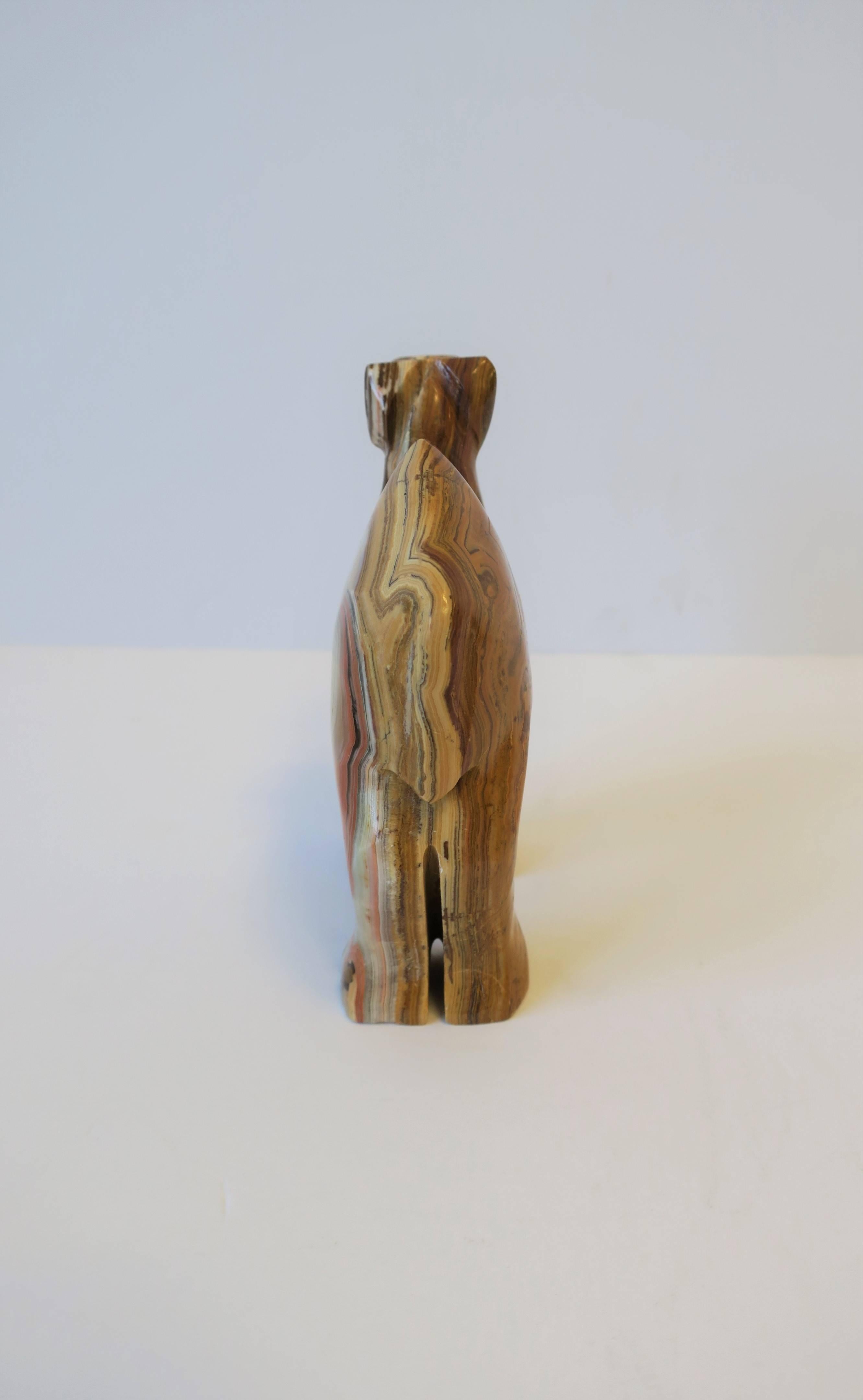 Onyx Marble Camel Sculpture, circa 1970s For Sale at 1stDibs | camel ...