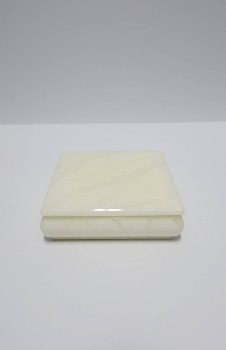Italian White Alabaster Marble Box at 1stDibs | italian alabaster ...