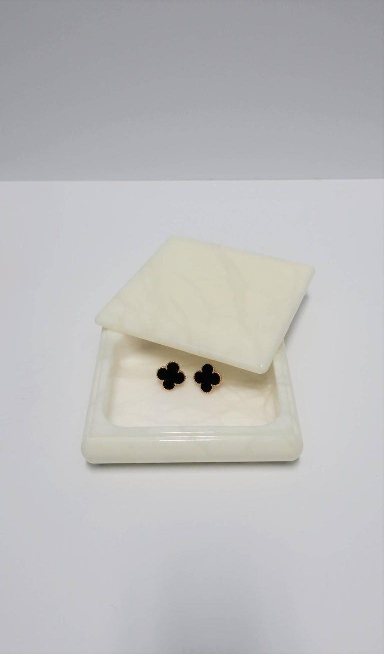 Italian White Alabaster Marble Box at 1stDibs | italian alabaster ...