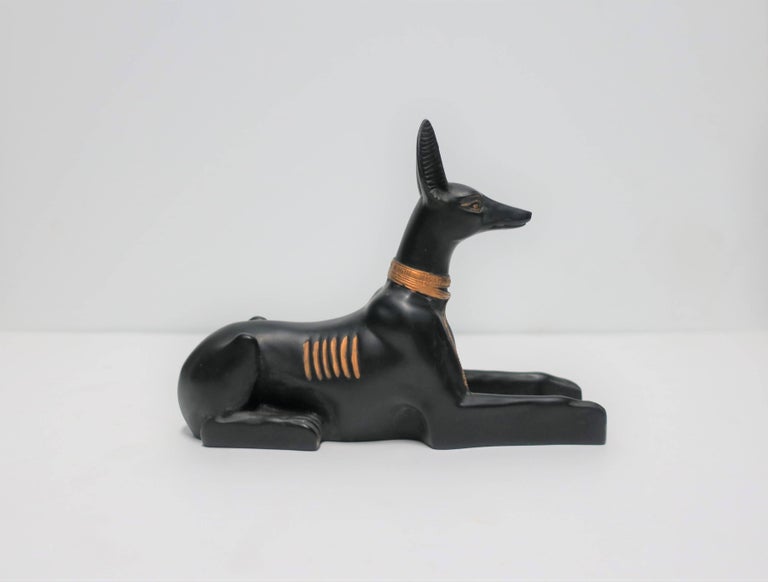 Black and Gold Egyptian Dog Sculpture at 1stDibs | egyptian dogs ...