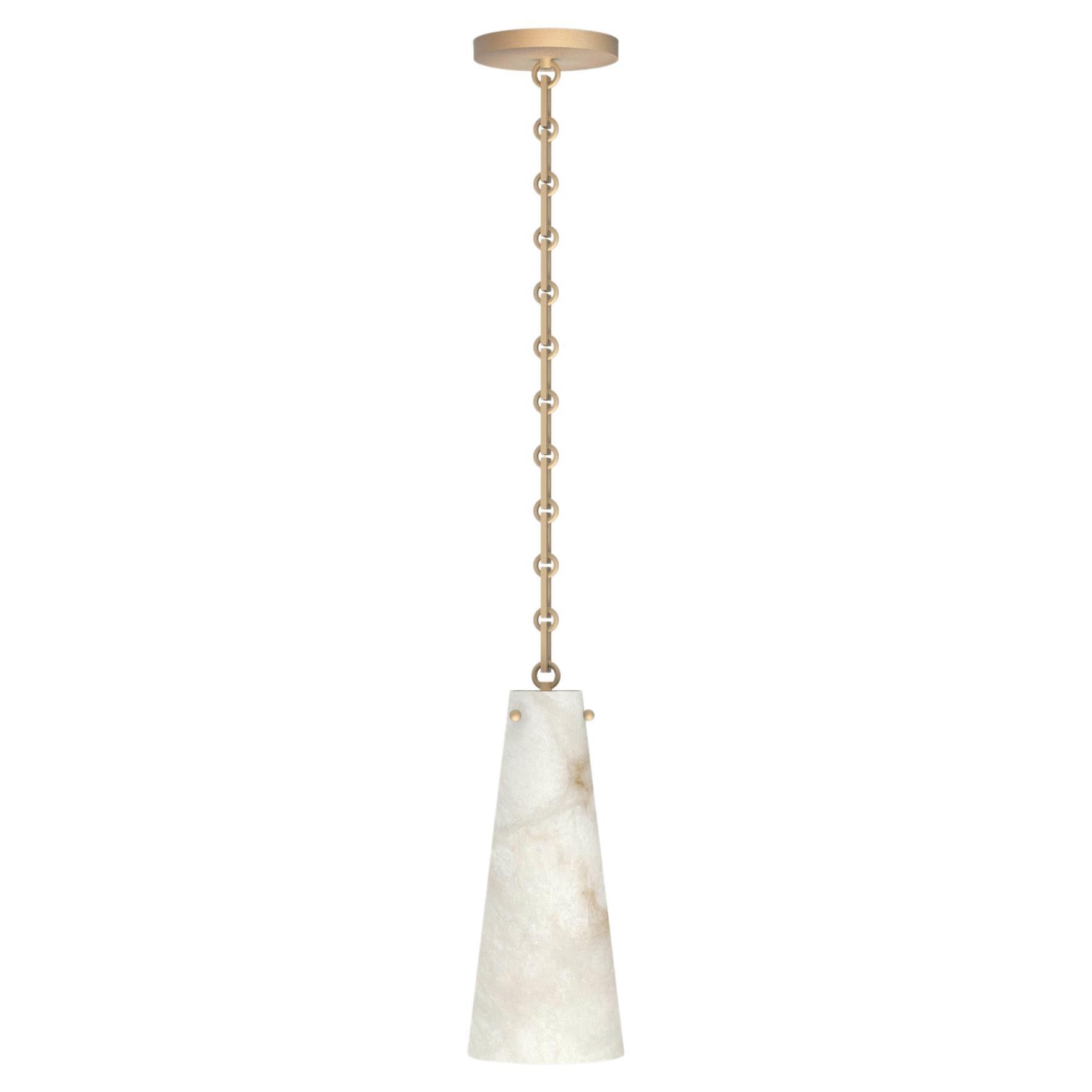 Belfry Arm Custom Alabaster Pendant by Contain For Sale at 1stDibs