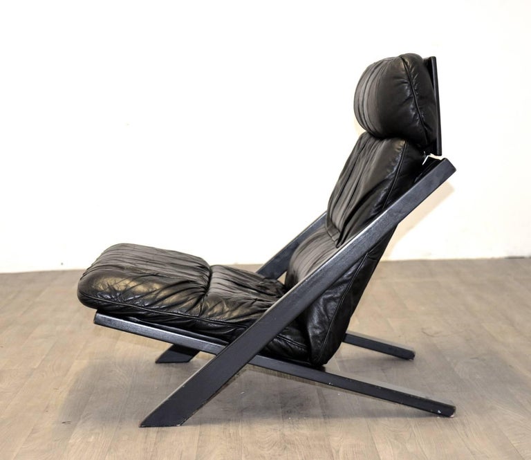 Patchwork Leather Lounge Chair by Ueli Berger for De Sede of ...