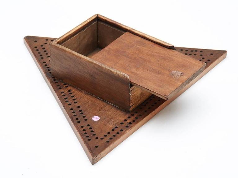 Georgian Triangular Painted Cribbage Board, circa 1800 at 1stDibs ...