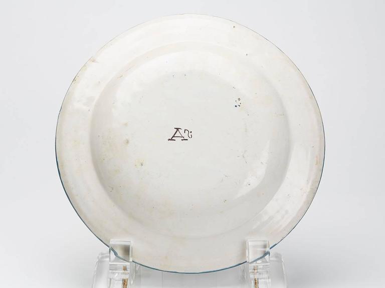 Antique Spanish Manises Pottery Floral Plaque 18/19th C. For Sale at ...