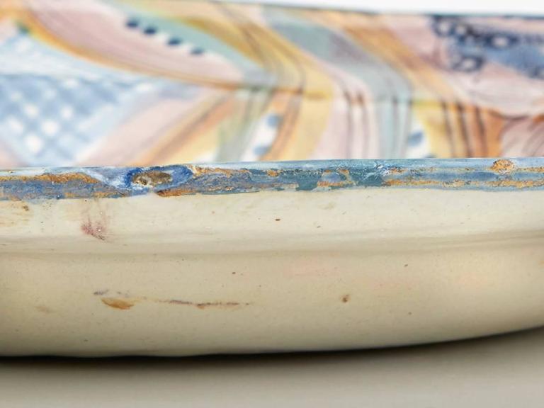 Antique Spanish Manises Pottery Floral Plaque 18/19th C. For Sale at ...