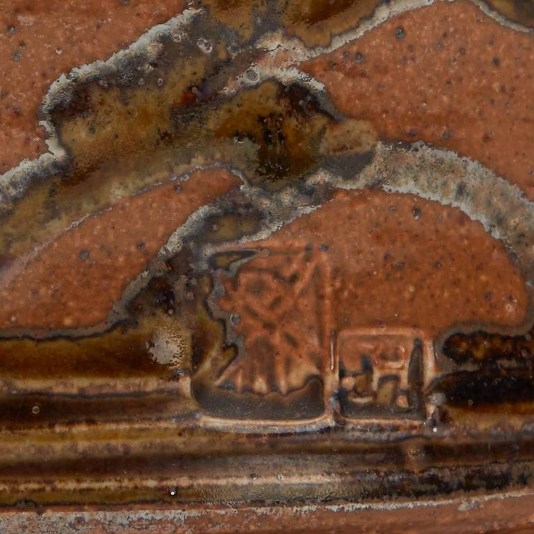 Jane Hamlyn Studio Pottery Lidded Jar, 20th Century at 1stDibs