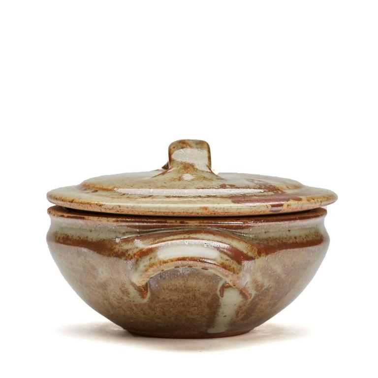 David Leach Aylesford Studio Pottery Lidded Bowl, circa 1955 at 1stDibs
