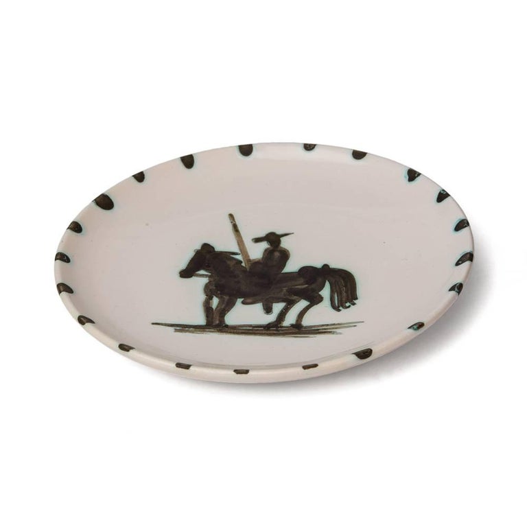 Pablo Picasso Pottery 'Picador' Plate, Limited Edition 1952 at 1stDibs