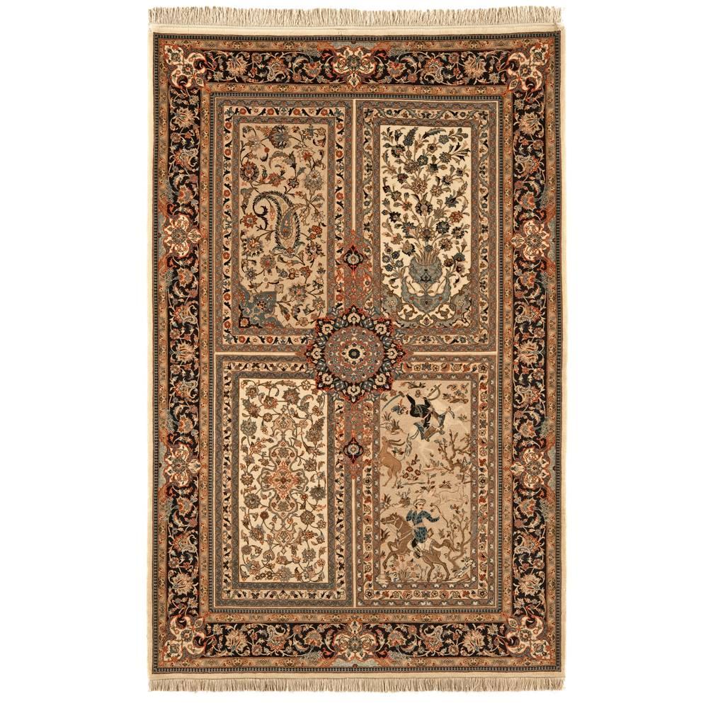 Vintage Sherkat Esfahan Persian Rug at 1stDibs