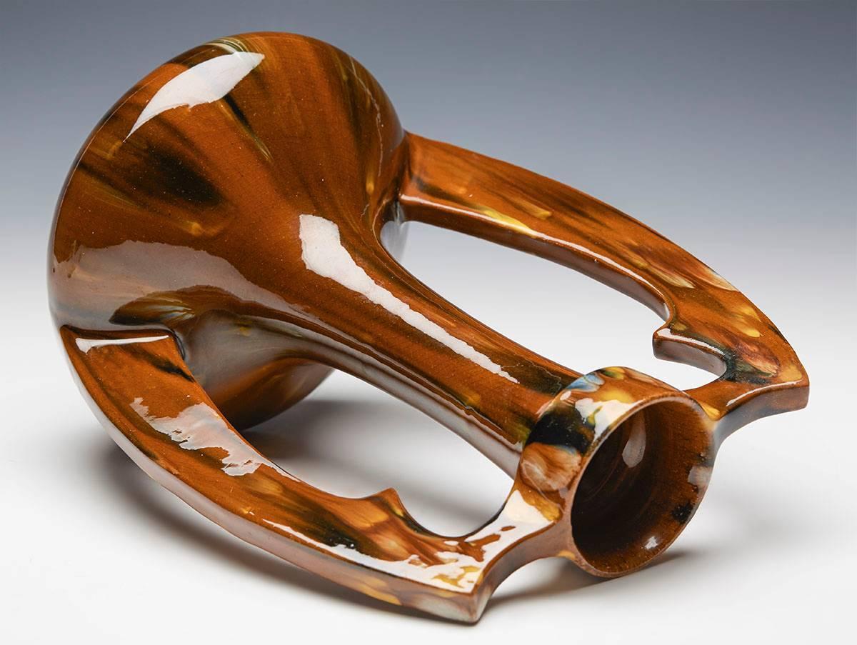 Art Nouveau French Clement Massier Vase, 19th Century For Sale at 1stdibs