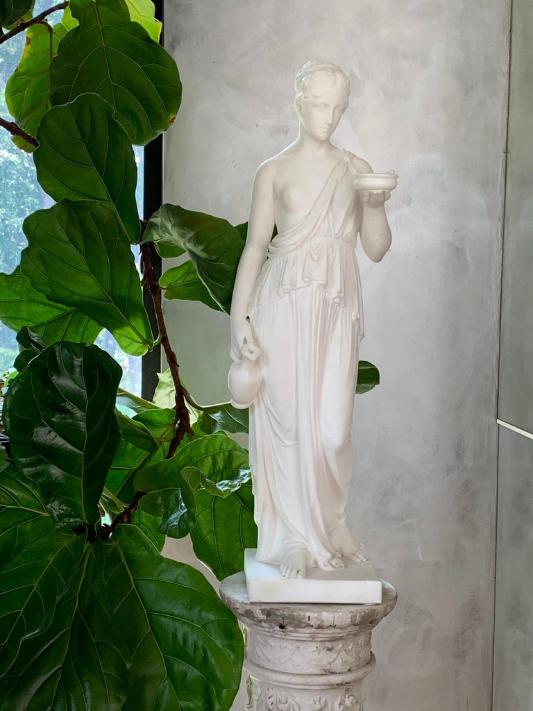 Marble Statue of Hebe at 1stDibs | hebe statue, hebe sculpture, statue ...