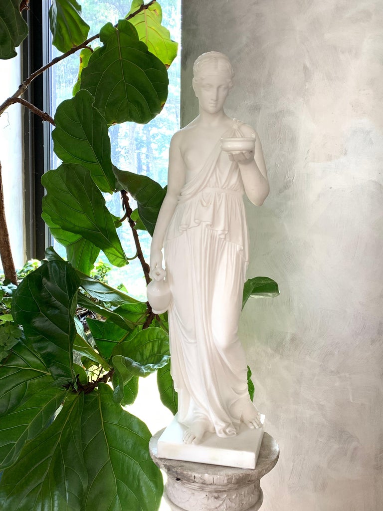 Marble Statue of Hebe at 1stDibs | hebe statue, hebe sculpture, statue ...