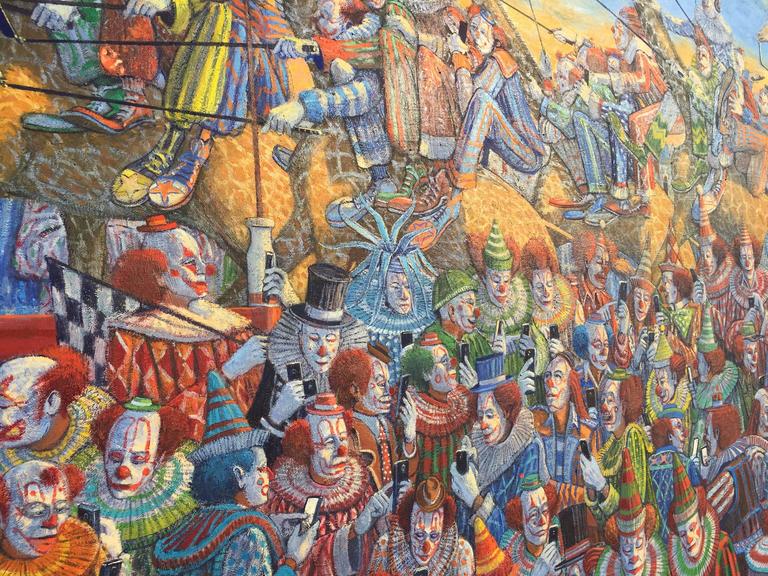 Oil on Canvas by Stephen Lapierre "the Great Race" at 1stDibs