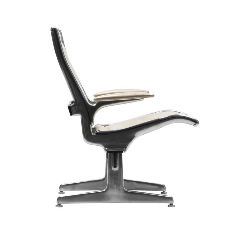 Eames for Herman Miller Tandem Sling Airport Chair in Cream Edelman ...