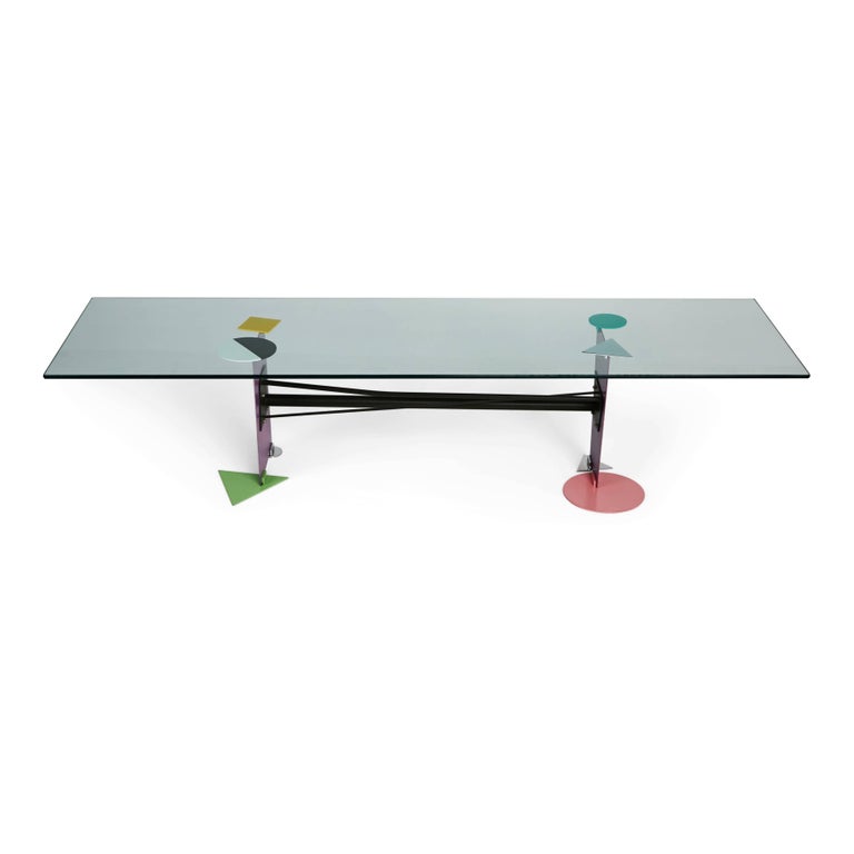 Peter Shire Memphis Post-Modern Coffee Table Produced in 1986 at 1stDibs
