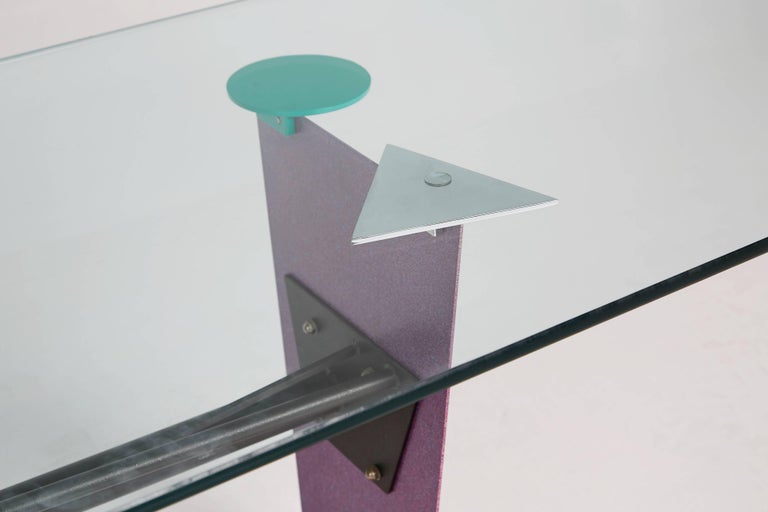 Peter Shire Memphis Post-Modern Coffee Table Produced in 1986 at 1stDibs