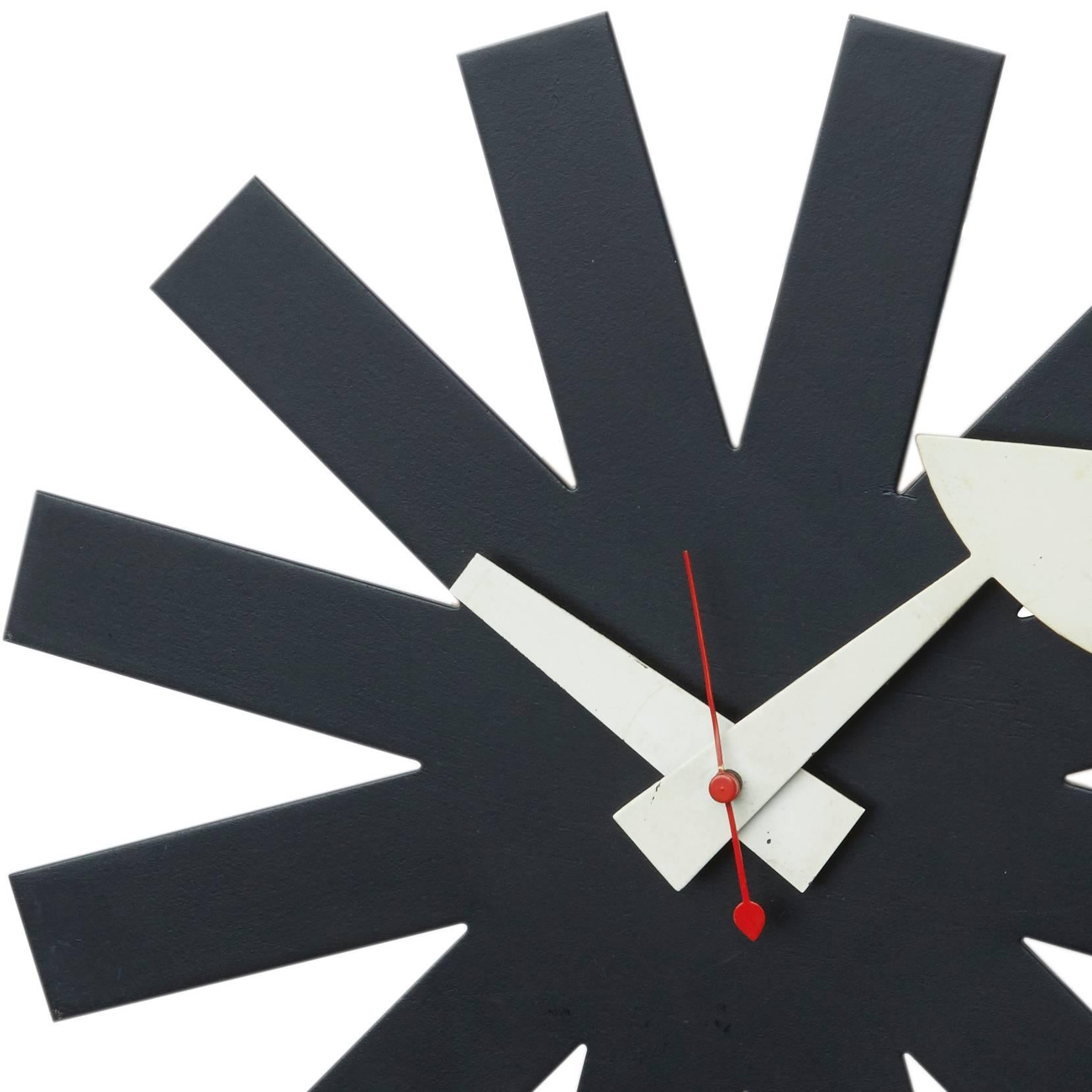 Asterisk Clock for George Nelson for Howard Miller, Rare at 1stDibs