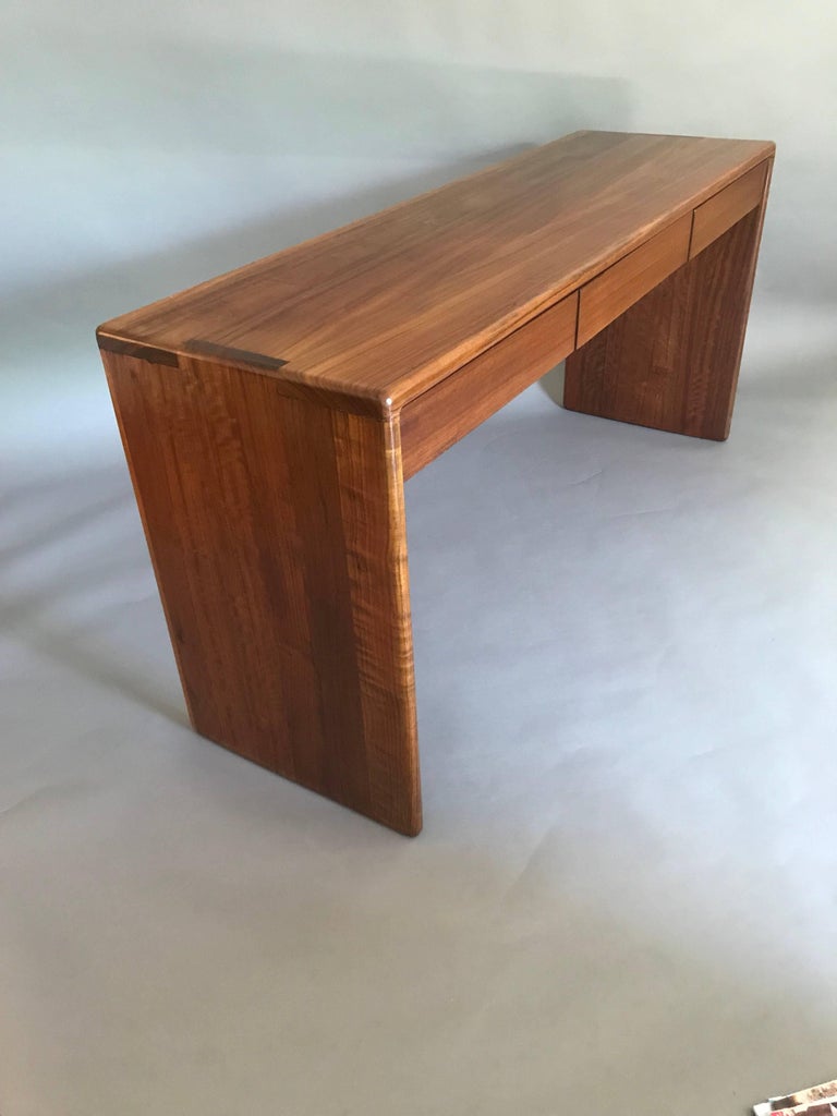 Gerald McCabe Shedua Wood Console Table California Design at 1stDibs