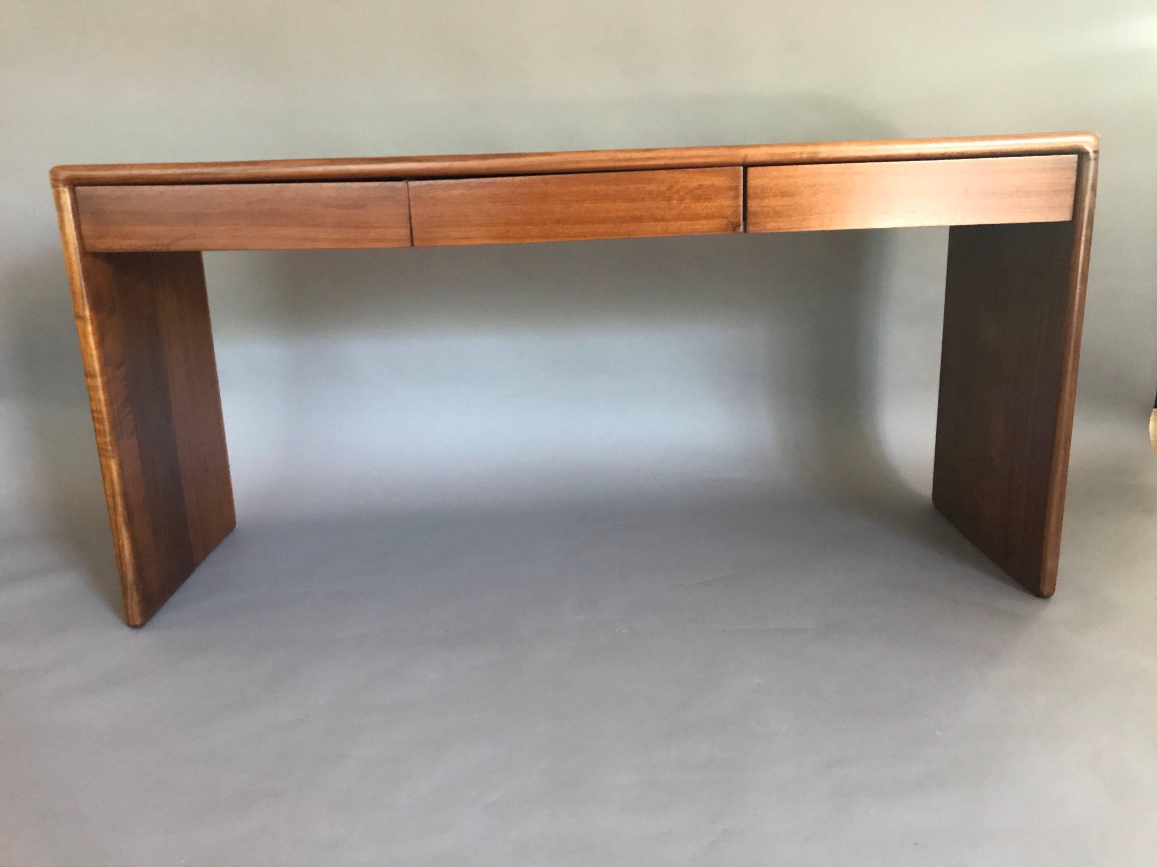 Gerald McCabe Shedua Wood Console Table California Design at 1stDibs