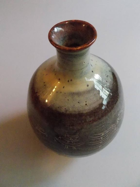 Edwin and Mary Scheier Studio Pottery Vase at 1stDibs | scheier pottery ...